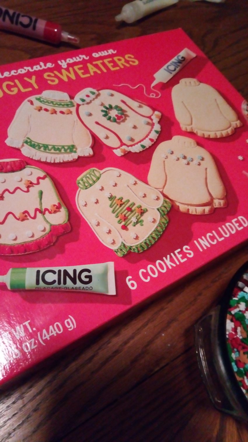 Decorating Ugly Christmas Sweaters with Teens